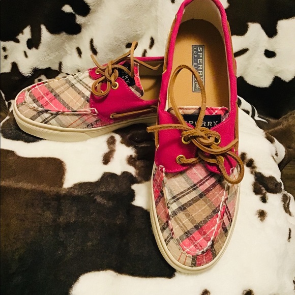 Sperry | Shoes | New Sperry Mauve Plaid Topsiders | Poshmark